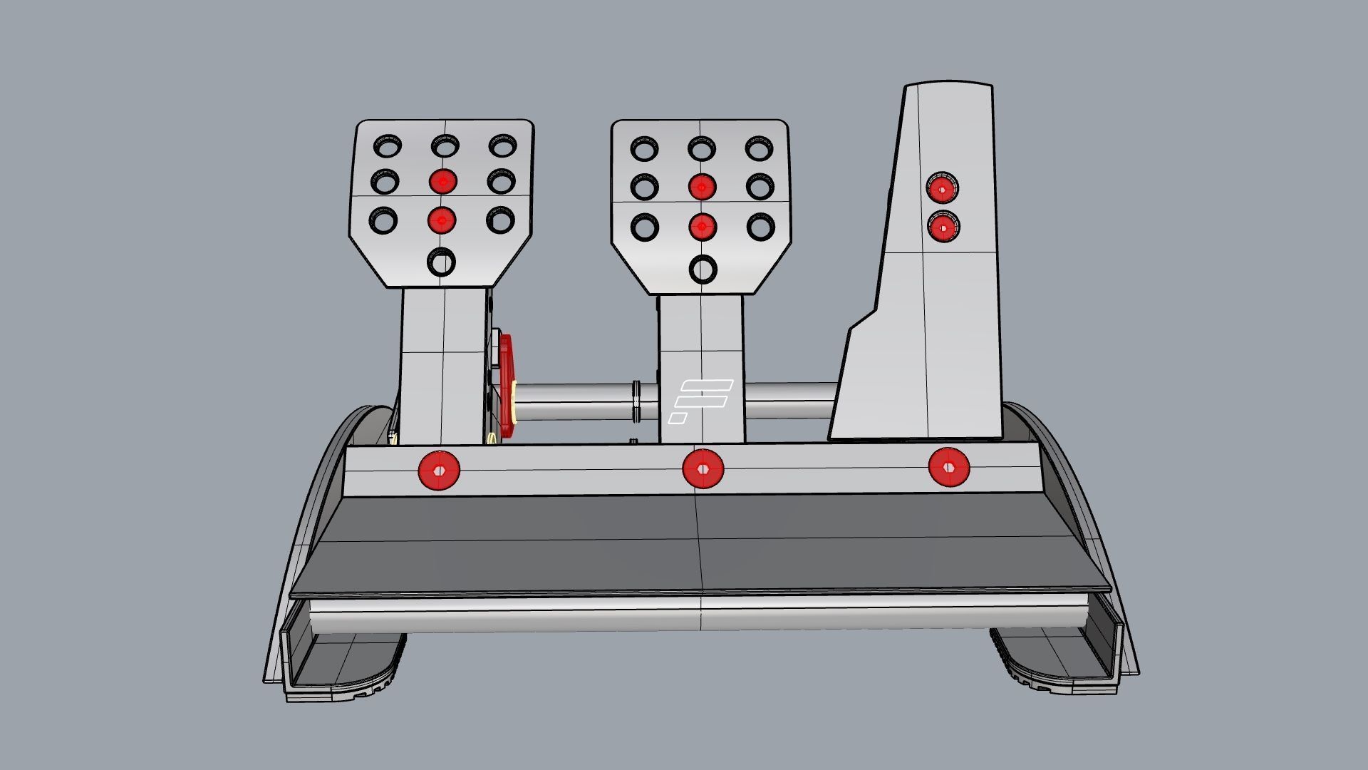 FANATEC CLUBSPORT V3 PEDALS 3D model | CGTrader