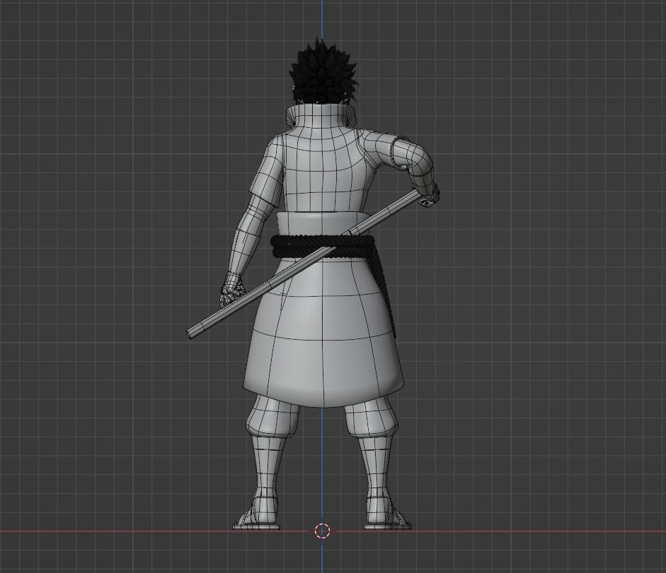 Sasuke Uchiha - Naruto Shippuden 3D model rigged | CGTrader