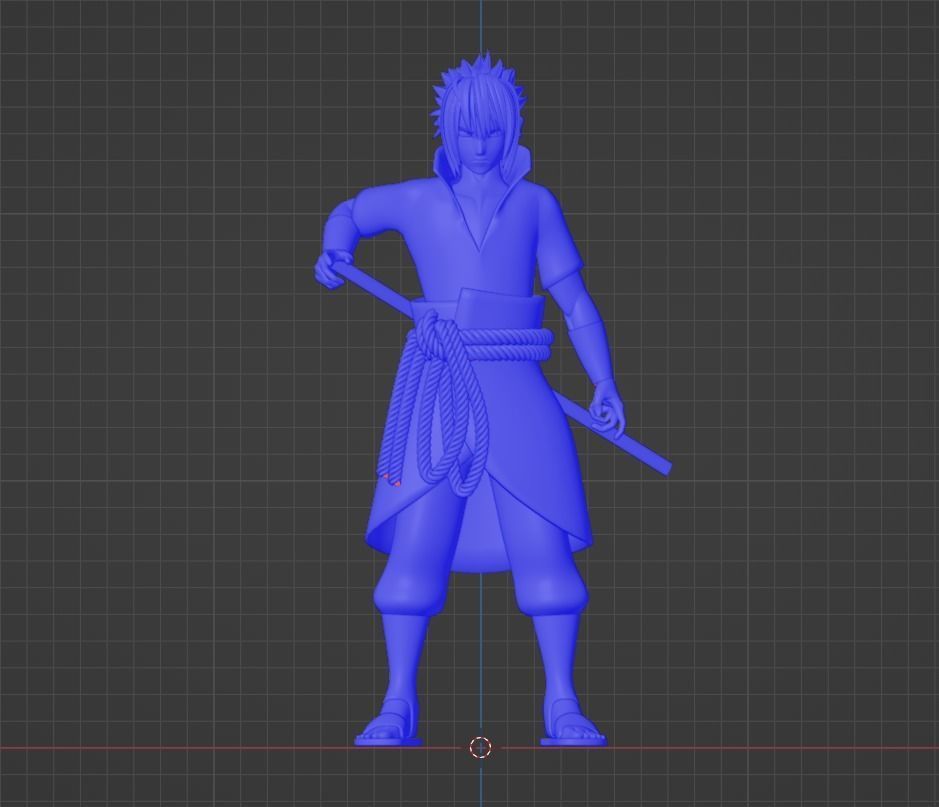 Sasuke Uchiha - Naruto Shippuden 3D model rigged | CGTrader