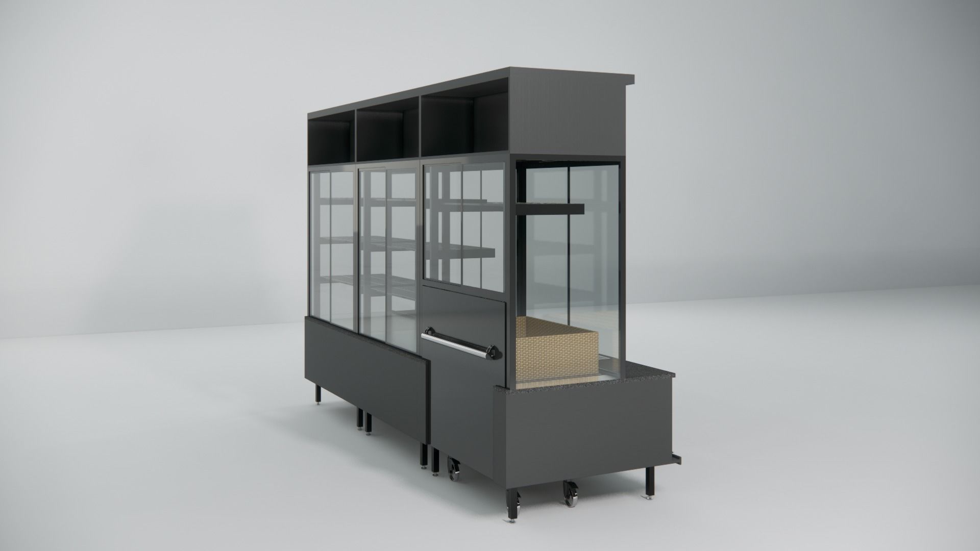 SUPERMARKET BAKERY DISPLAY 3D model | CGTrader