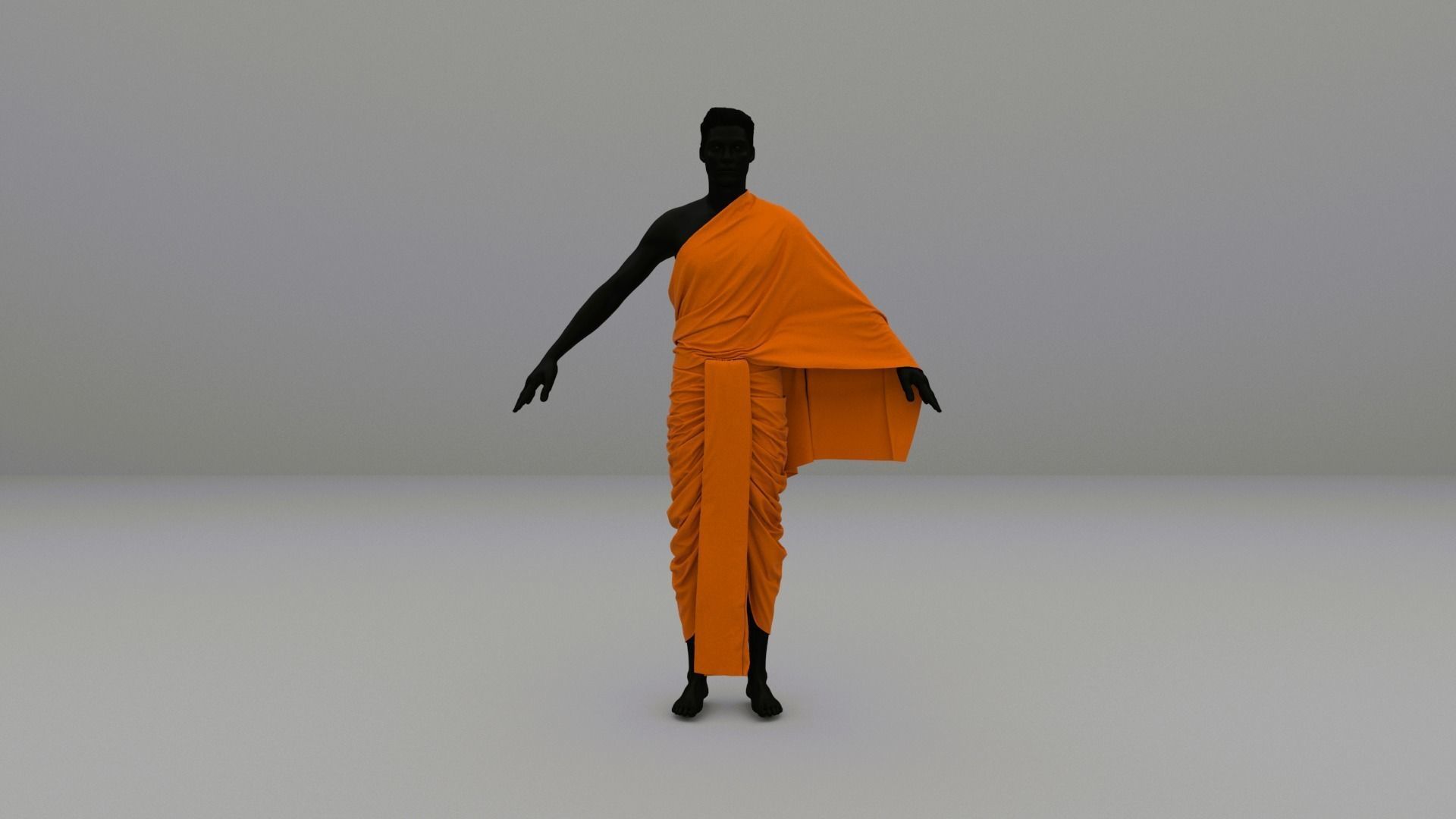 Dhoti- Indian ethnic wear 3D model | CGTrader