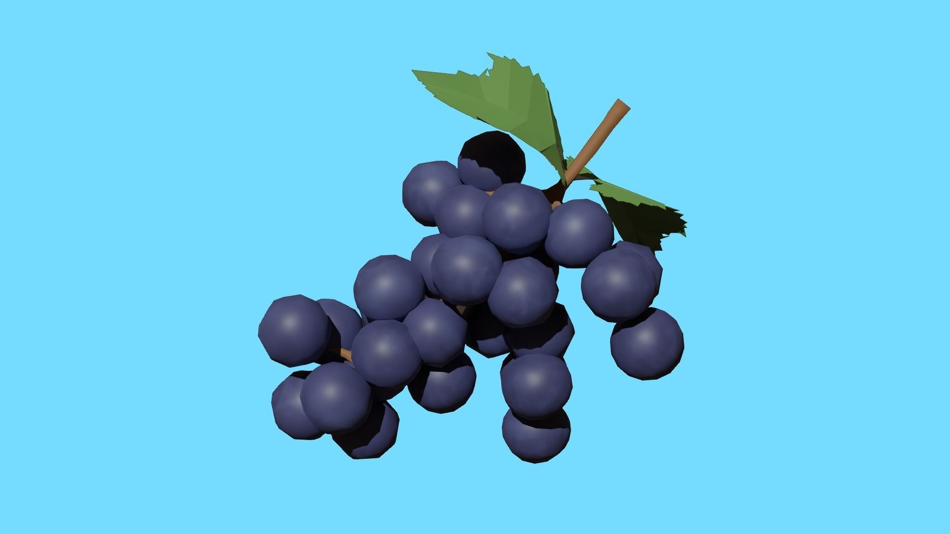 3D model Grape VR / AR / low-poly | CGTrader