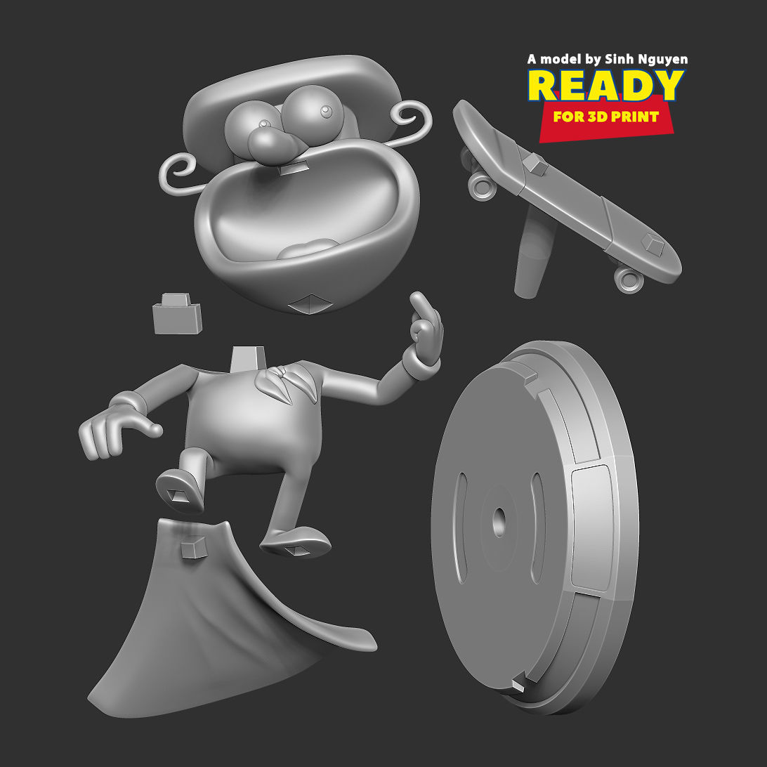 The Noise - Pizza Tower Fanart free 3D model 3D printable | CGTrader