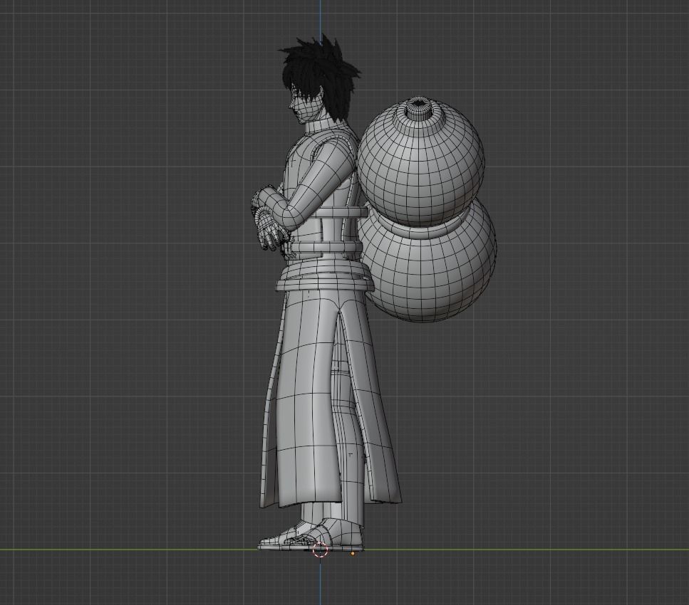 Gaara - Naruto Shippuden 3D model rigged | CGTrader