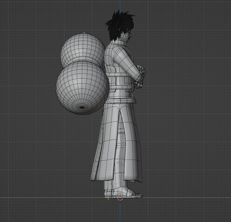 Gaara - Naruto Shippuden 3D model rigged | CGTrader