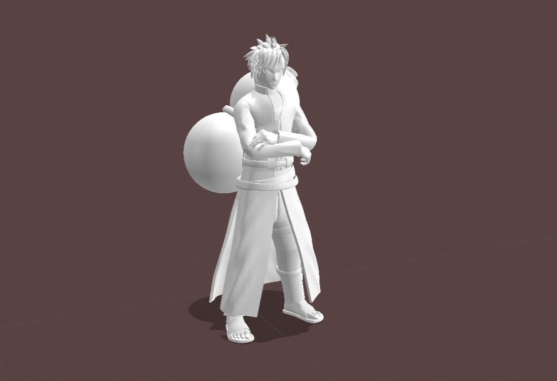 Gaara - Naruto Shippuden 3D model rigged | CGTrader