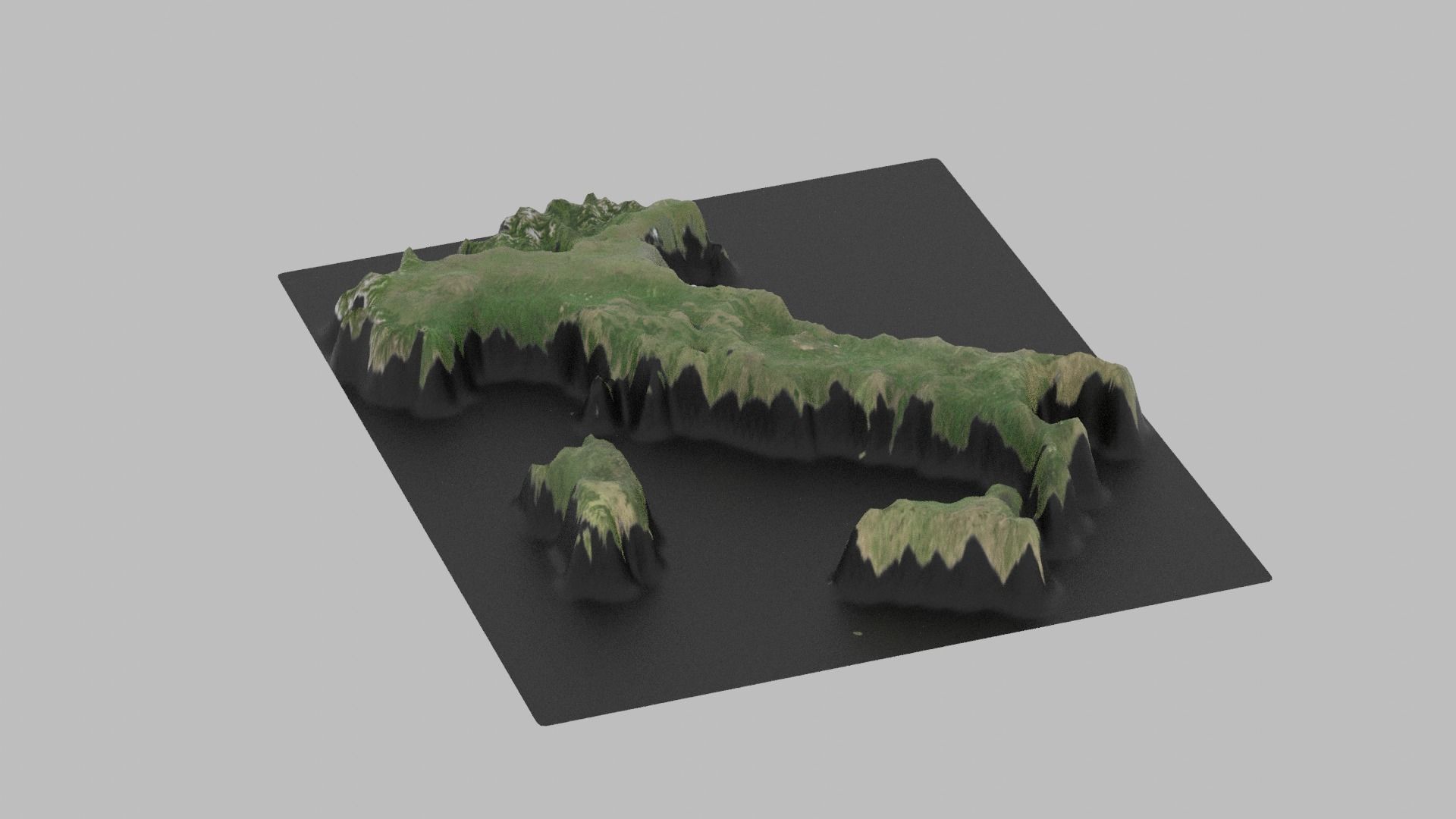 3D model Italy Map Country VR / AR / low-poly | CGTrader
