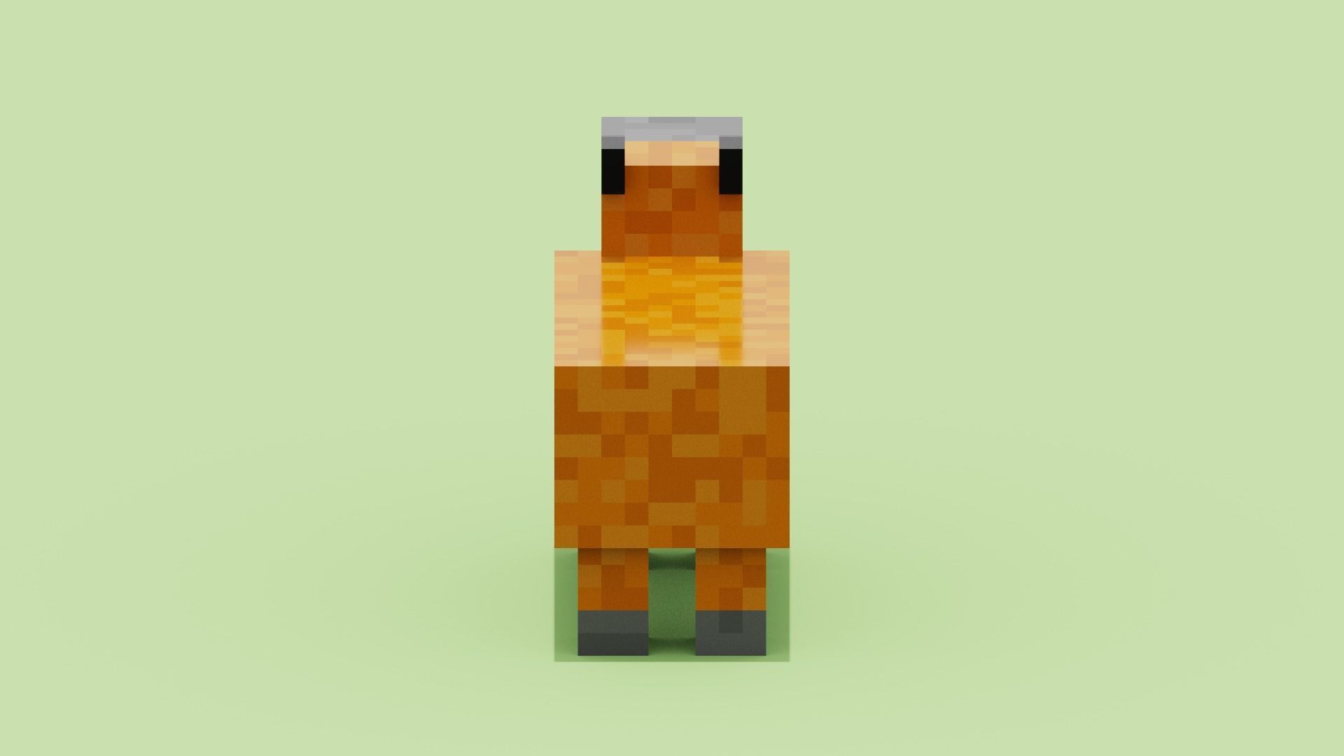 3D model Minecraft Capybara VR / AR / low-poly | CGTrader