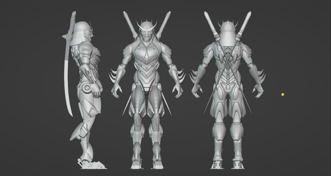 ROBO SAMURAI NO 1 3D MODEL 3D model | CGTrader