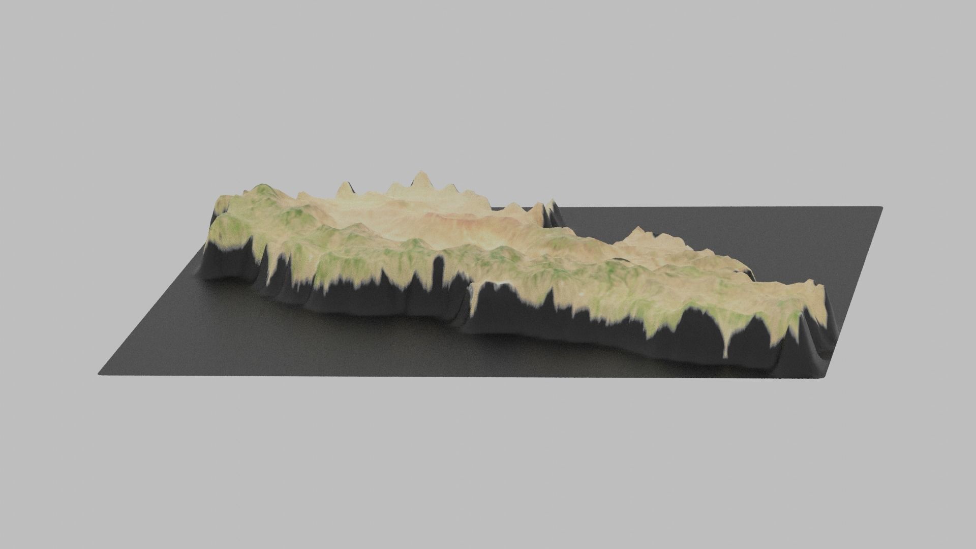 3D model Lebanon Map Country VR / AR / low-poly | CGTrader