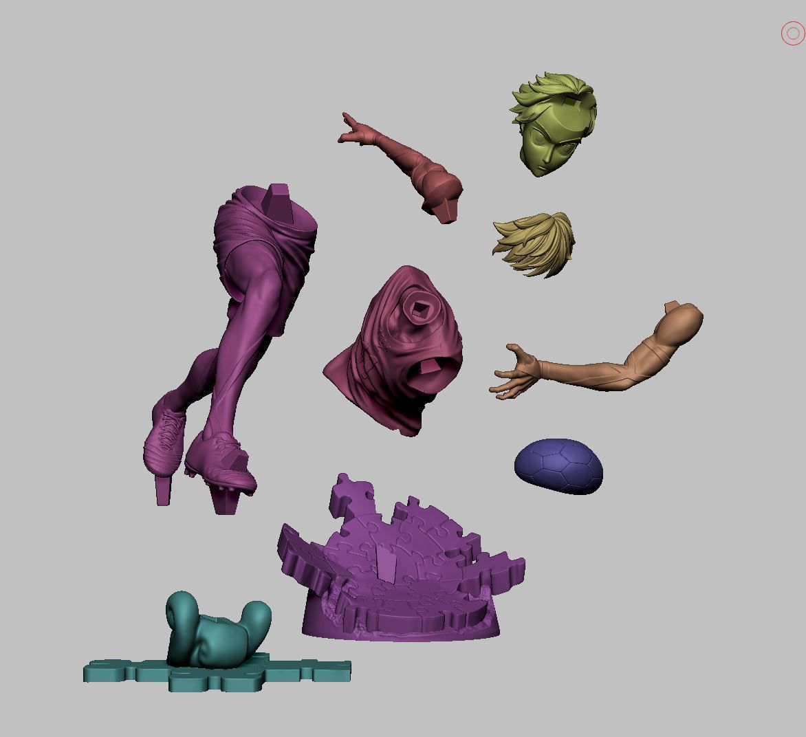 Yoichi Isagi fan art from Blue Lock 3D model 3D printable | CGTrader