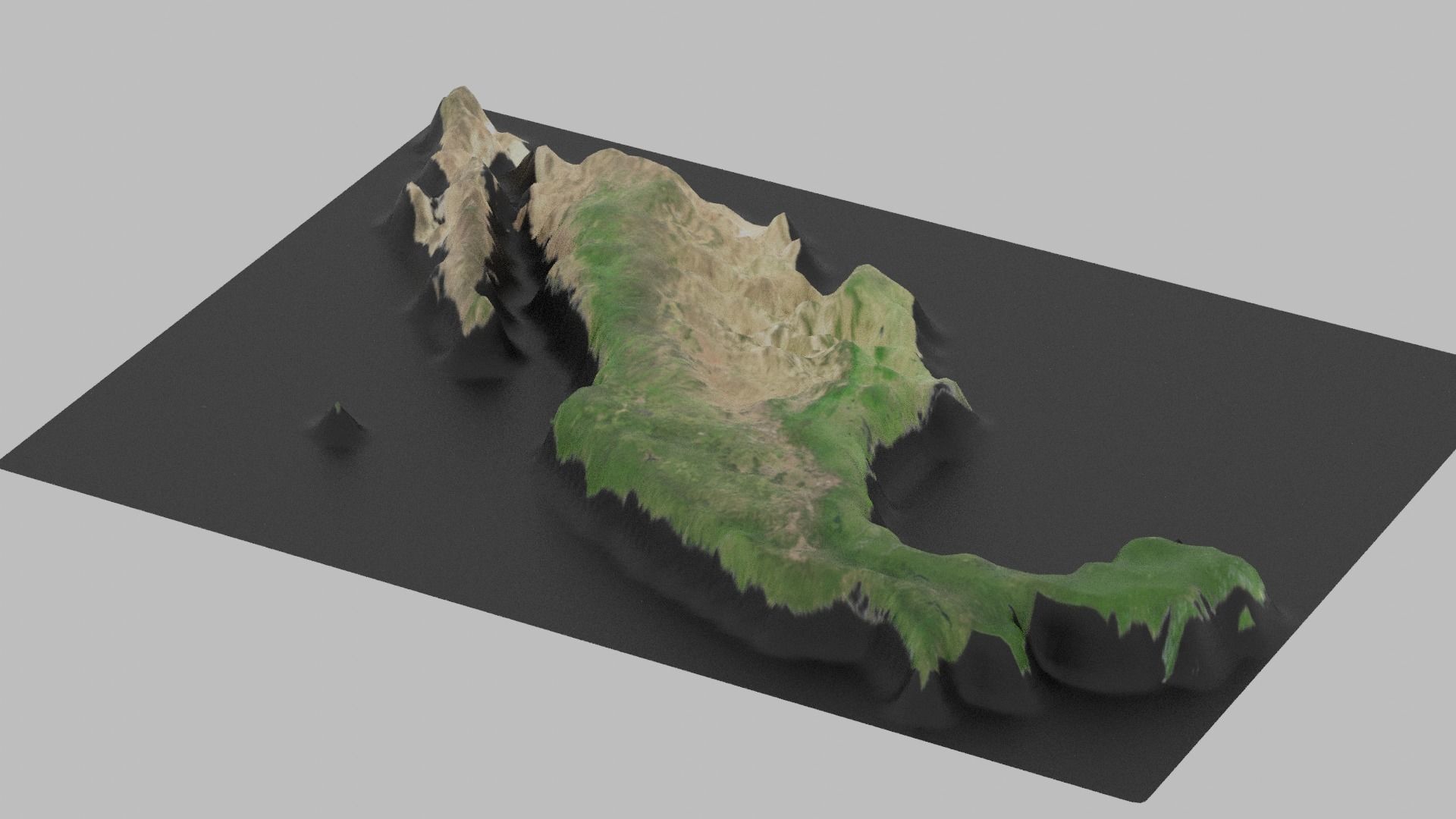 3D model Mexico Map Country VR / AR / low-poly | CGTrader