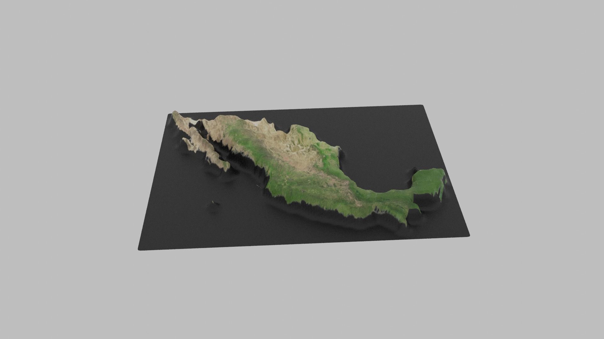 3D model Mexico Map Country VR / AR / low-poly | CGTrader