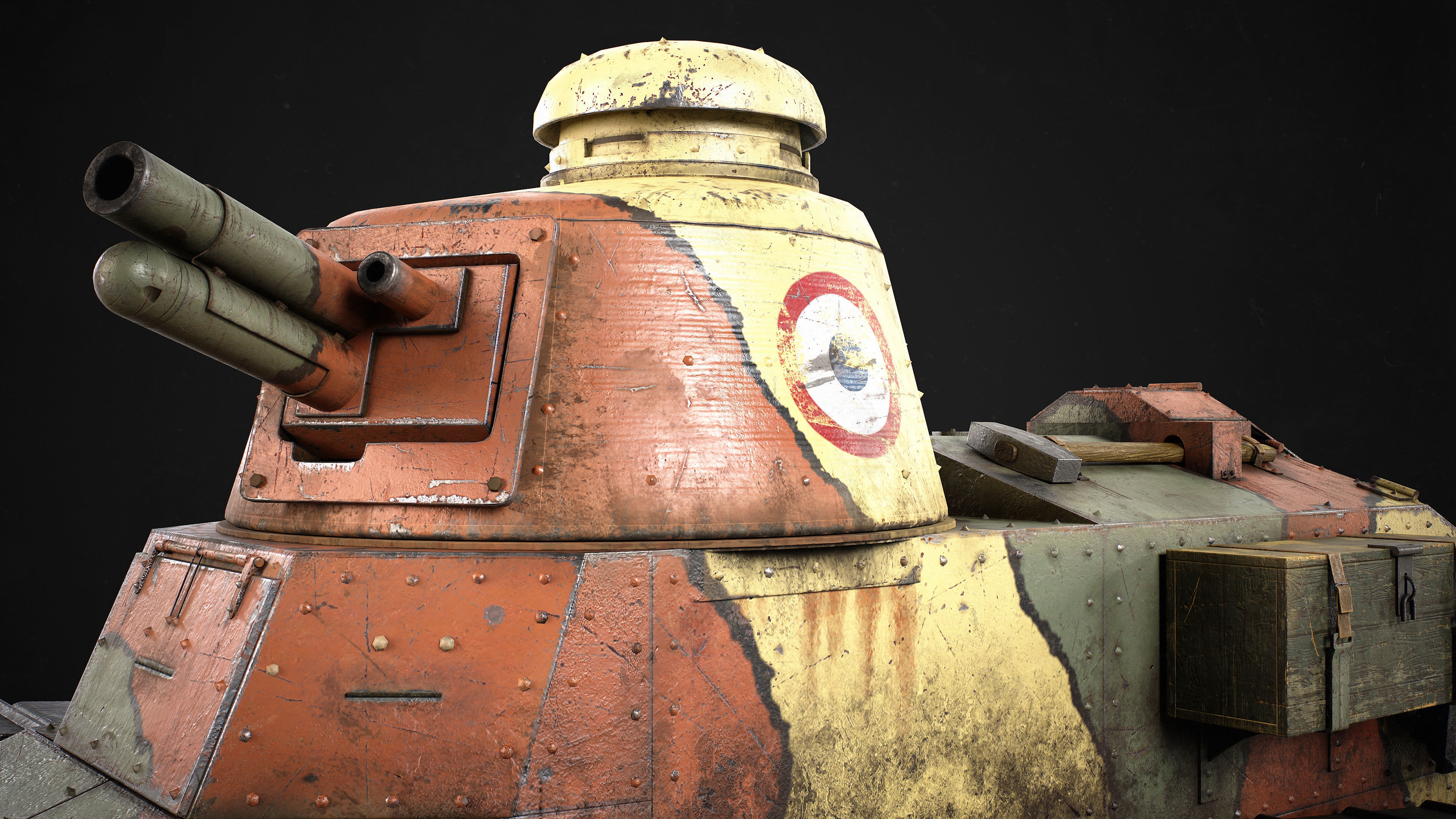 3D model Renault FT17 Light Tank VR / AR / low-poly | CGTrader