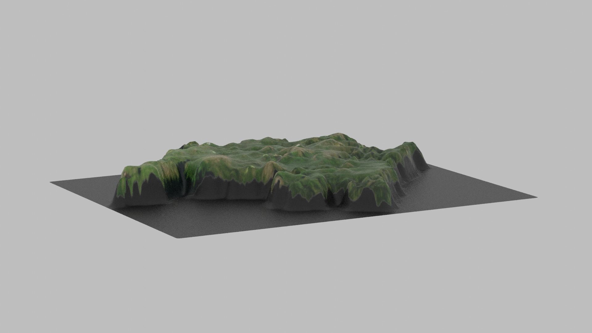 3D model Montenegro Map Country VR / AR / low-poly | CGTrader