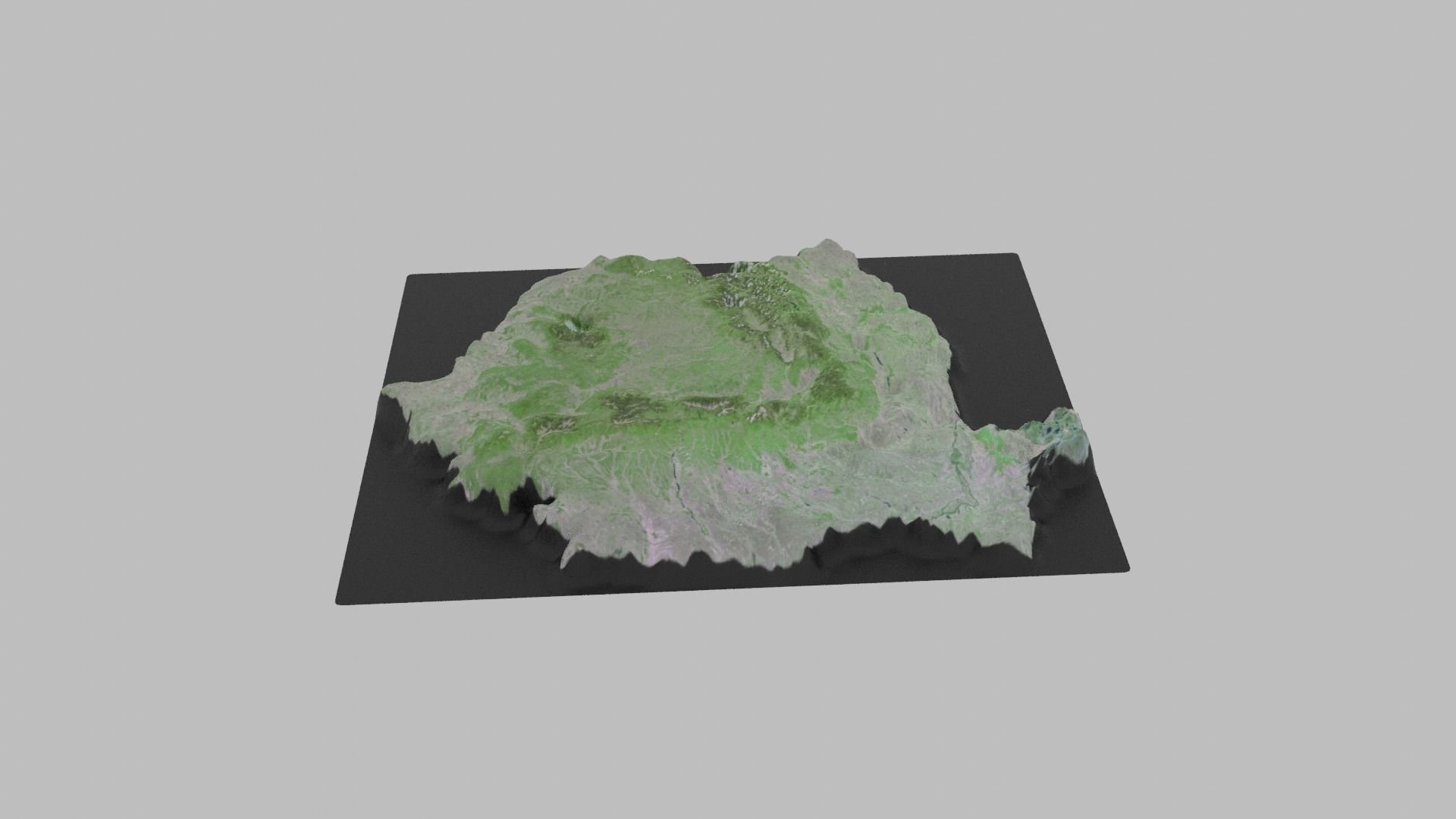 3D model Romania Map Country VR / AR / low-poly | CGTrader