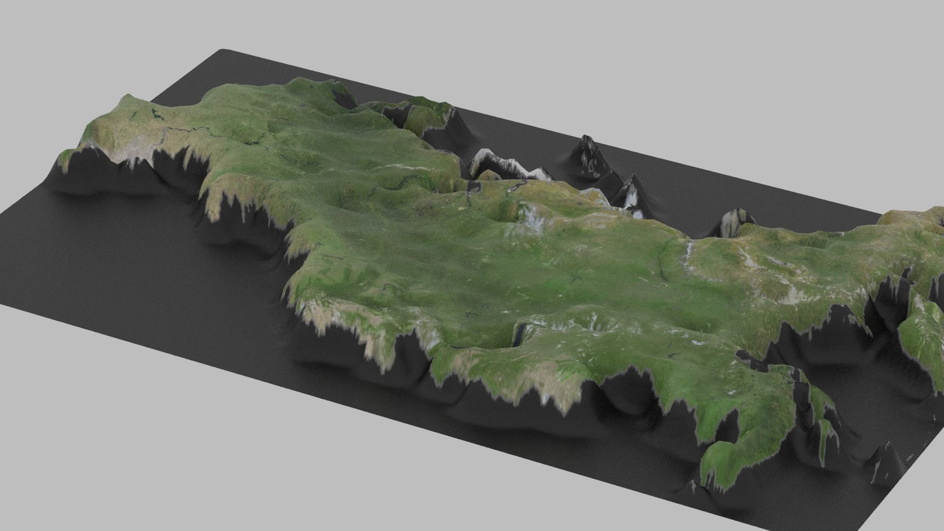 3D model Russia Map Country VR / AR / low-poly | CGTrader