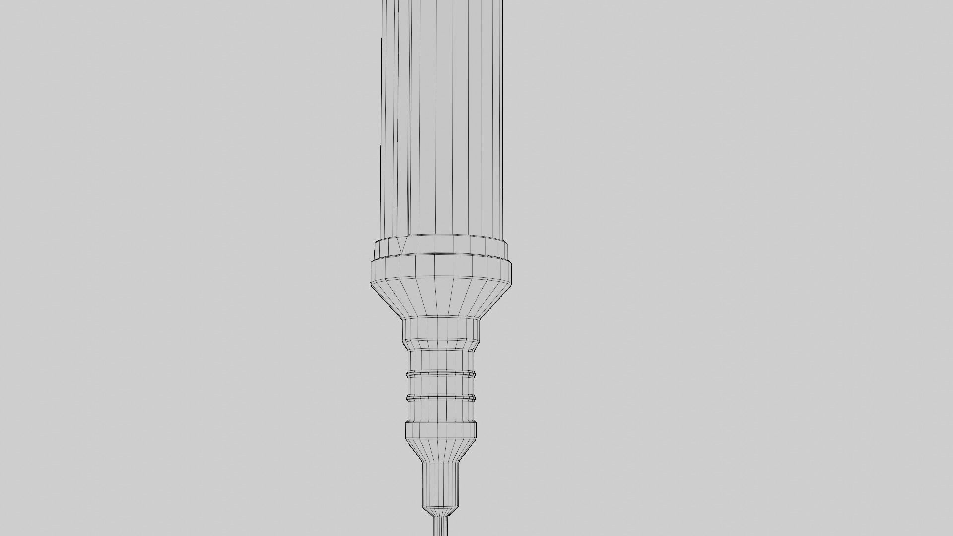 3D model Antique medical syringe with 4k pbr textures VR / AR / low ...