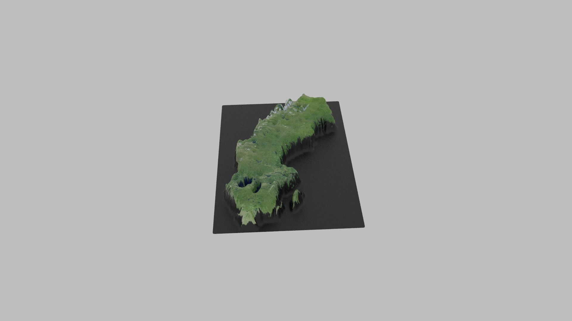 3D model Sweden Map Country VR / AR / low-poly | CGTrader