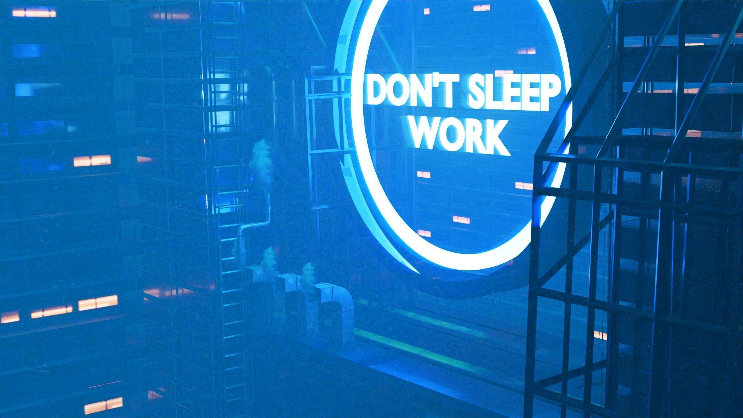 Cyberpunk Concept Art 3D Blender File Textured FBX OBJ MTL Files 3D ...