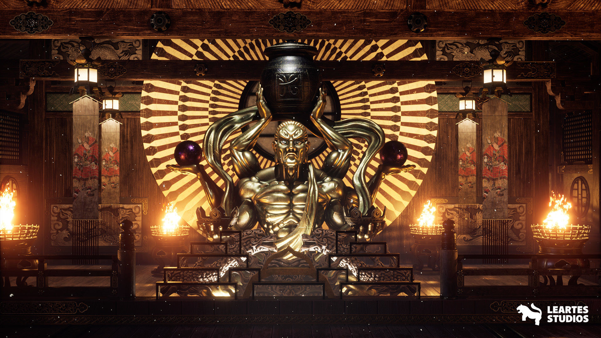 3D model Fighting Stage Environment VR / AR / low-poly | CGTrader
