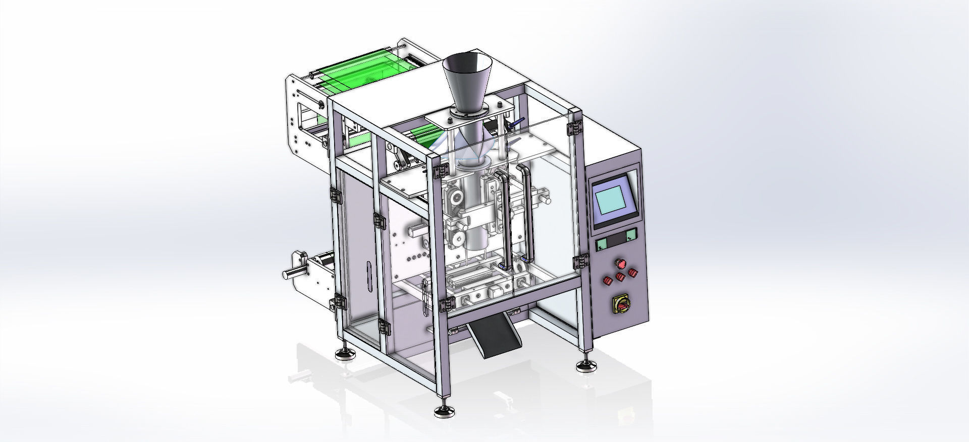 industrial 3D model packing machine MZ 3D model | CGTrader