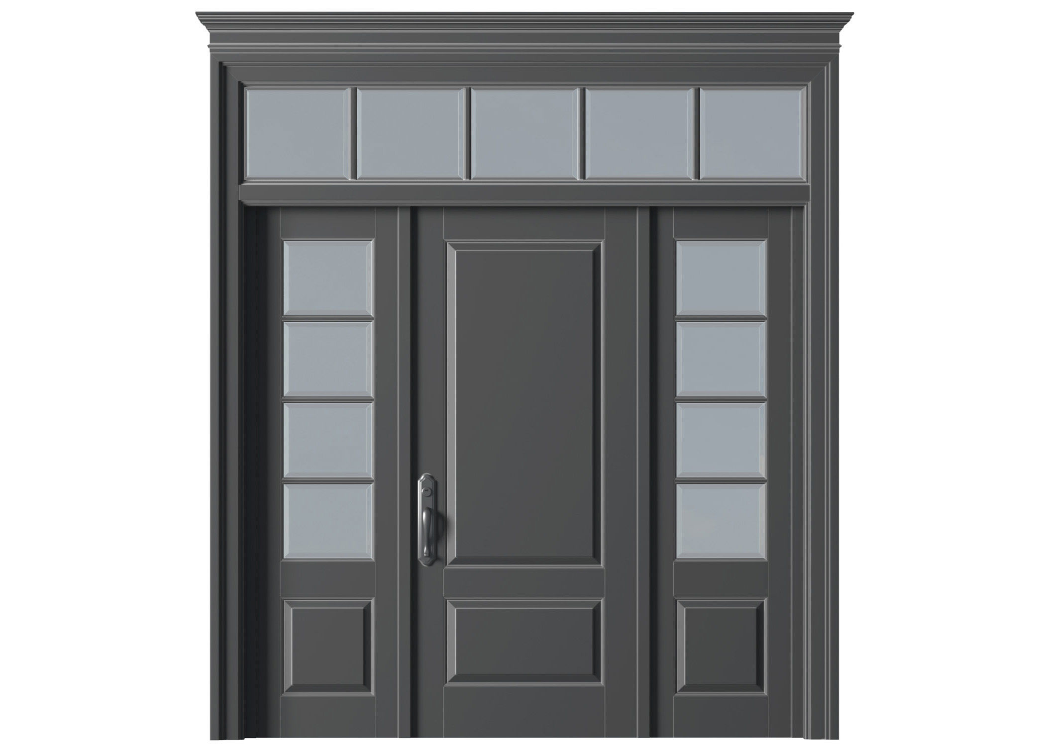 Entrance modern classic street Doors 3D model | CGTrader