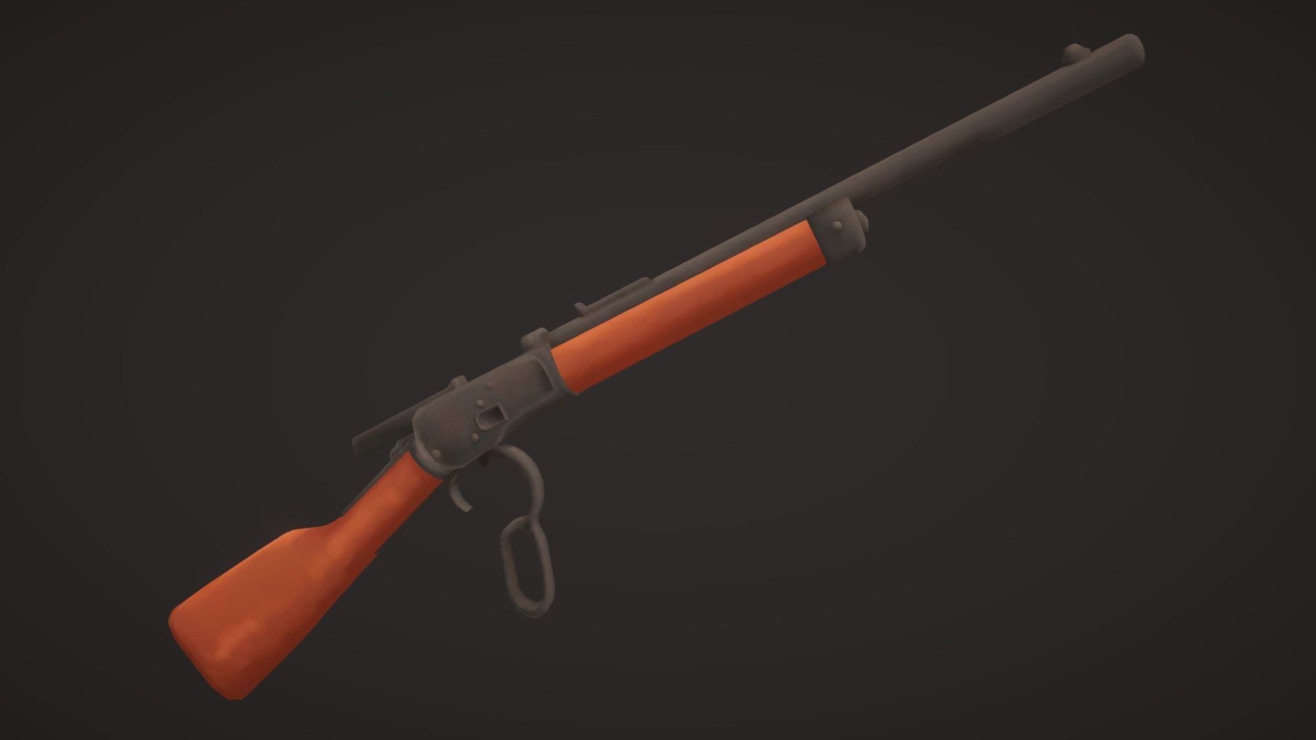 3D model Style World - Action Lever Rifle - Rigged and Animated VR / AR ...