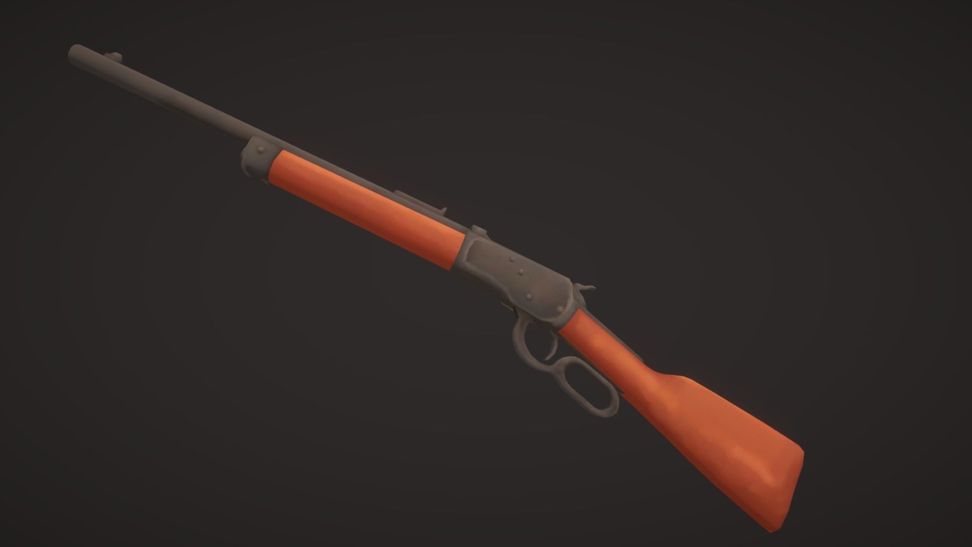 3D model Style World - Action Lever Rifle - Rigged and Animated VR / AR ...