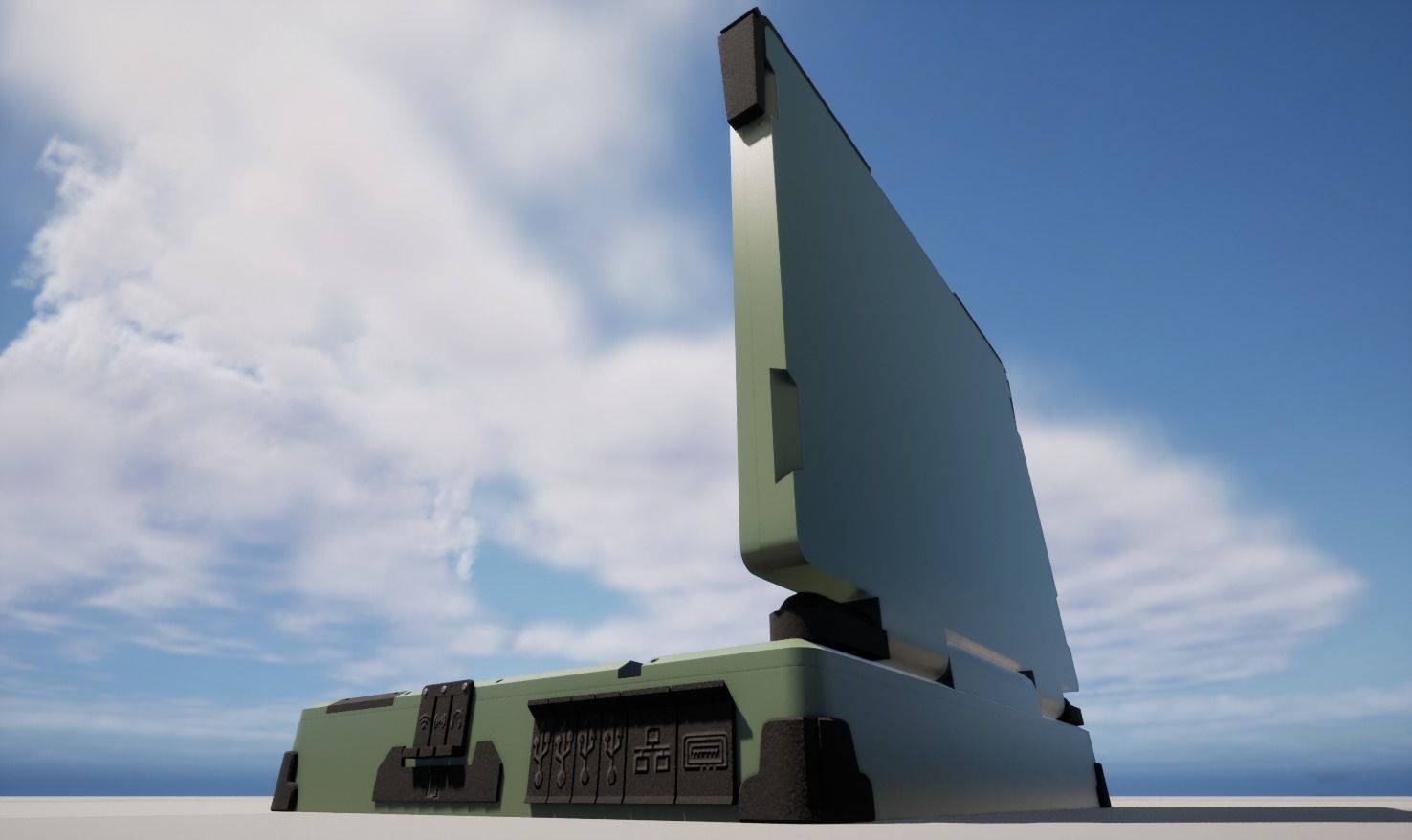 Toughbook Rugged Laptop 3D model | CGTrader