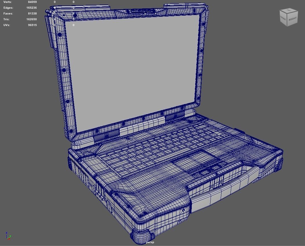 Toughbook Rugged Laptop 3D model | CGTrader