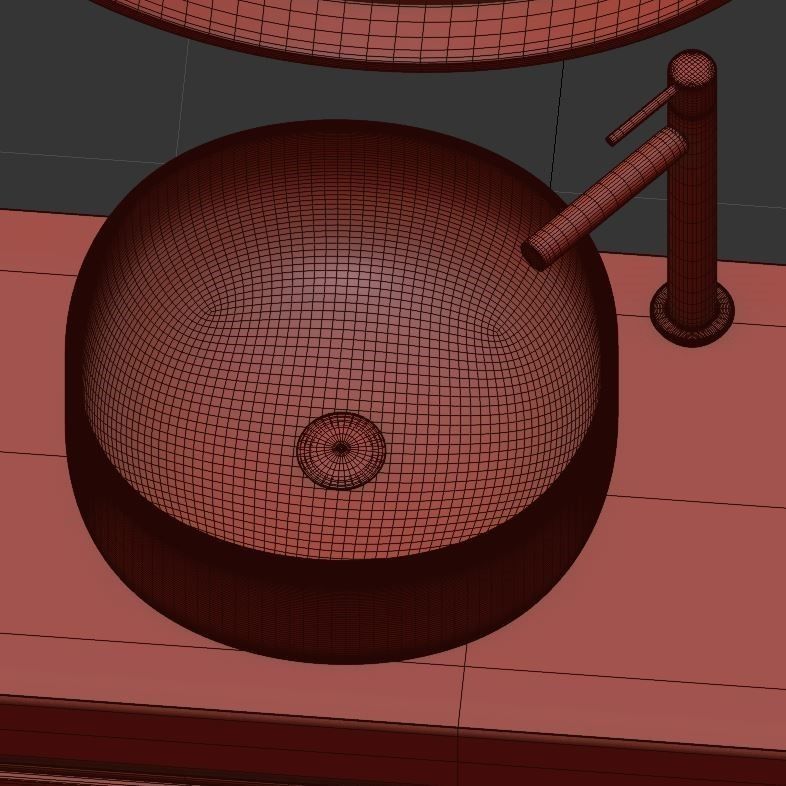 Modern Bath Set 01 3D model | CGTrader