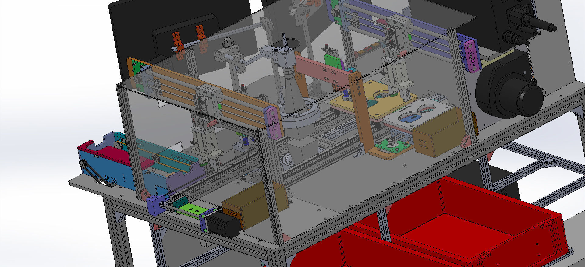 industrial 3D model Mark all in one machine visual inspection 3D model ...
