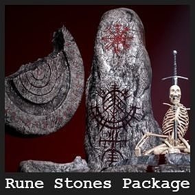3D model Rune Stones Package 19 Assets VR / AR / low-poly | CGTrader