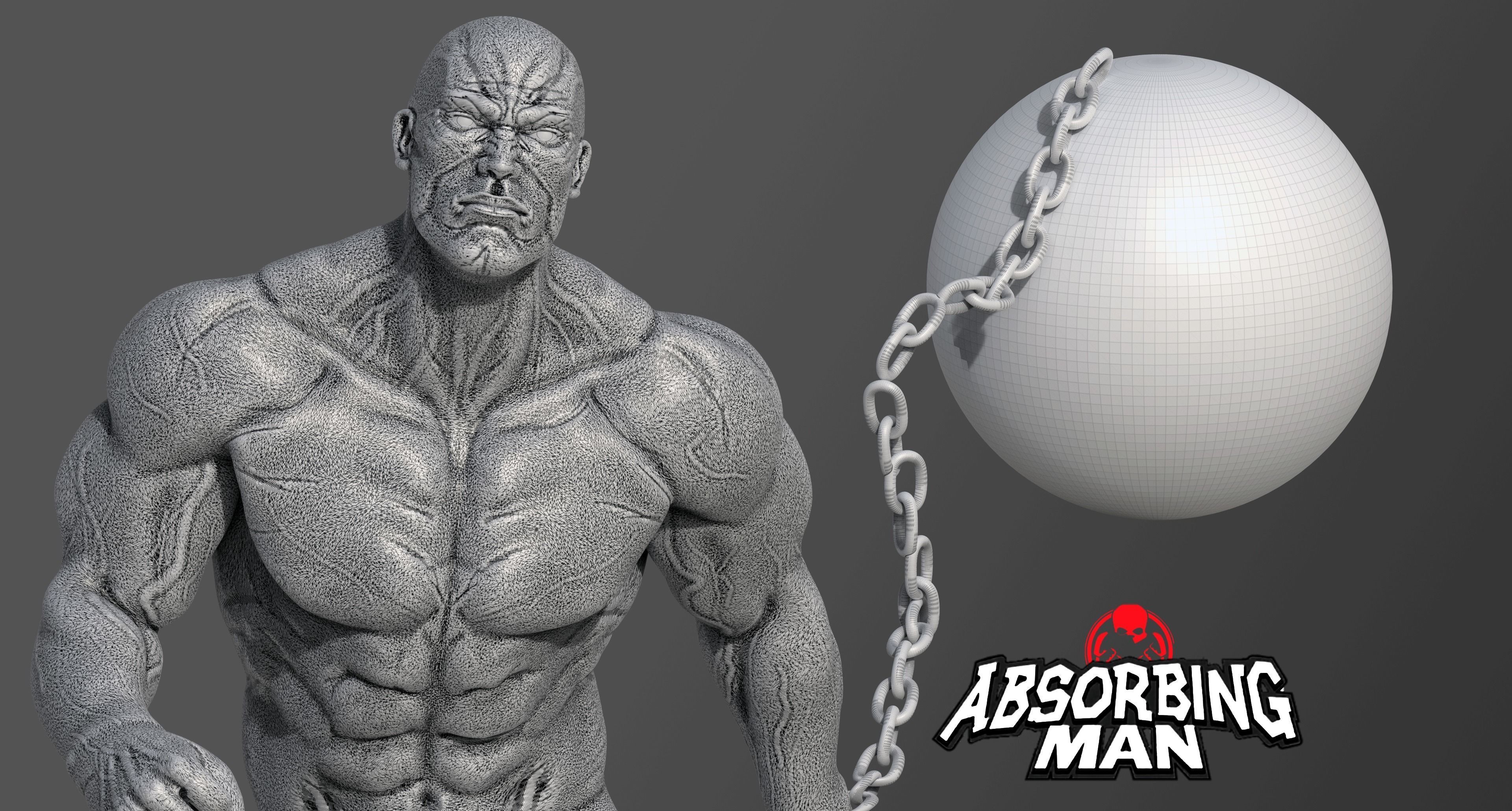 Absorbing man Marvel Super Villain 3d model 3D model | CGTrader