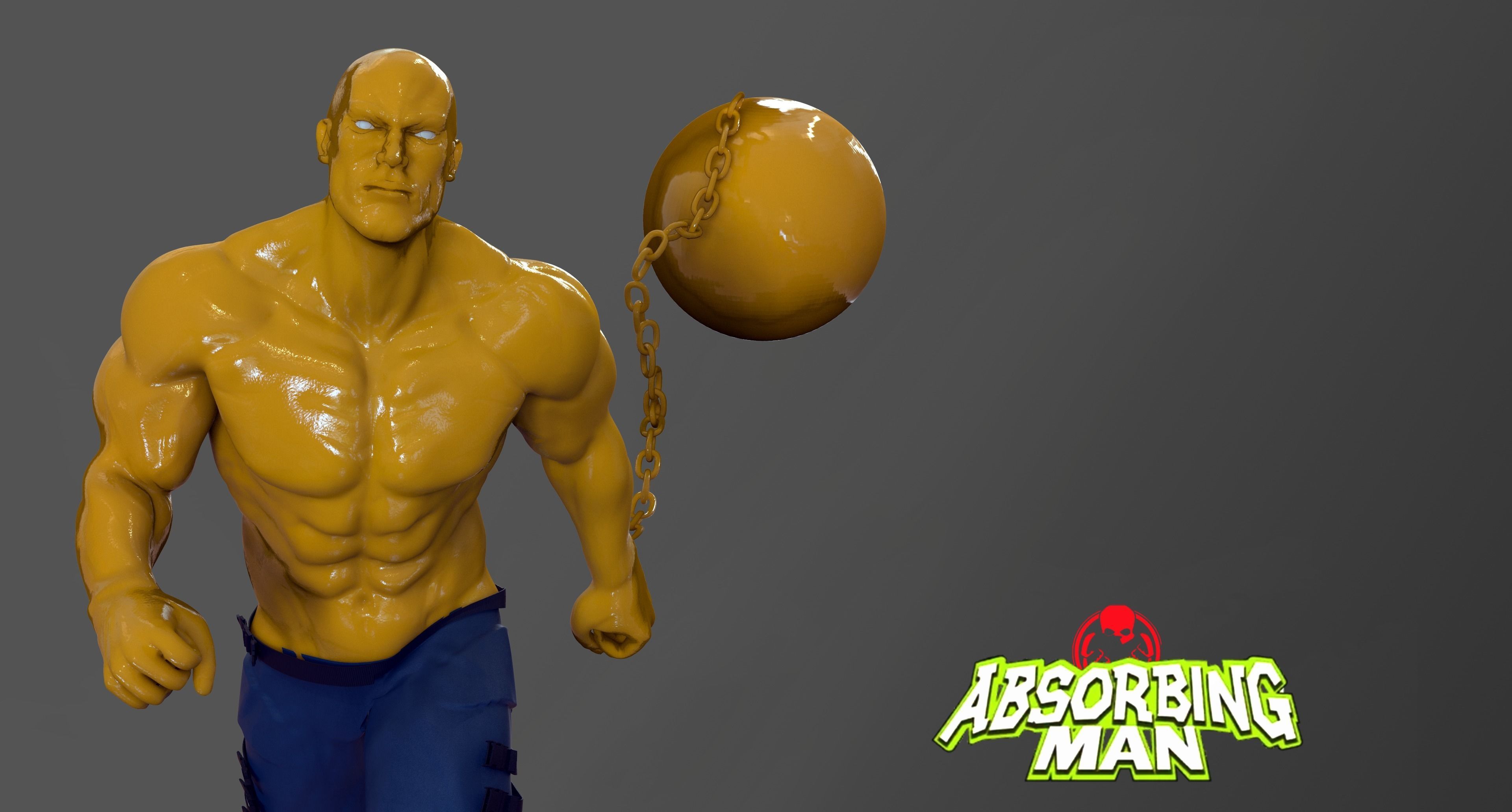 Absorbing man Marvel Super Villain 3d model free 3D model | CGTrader