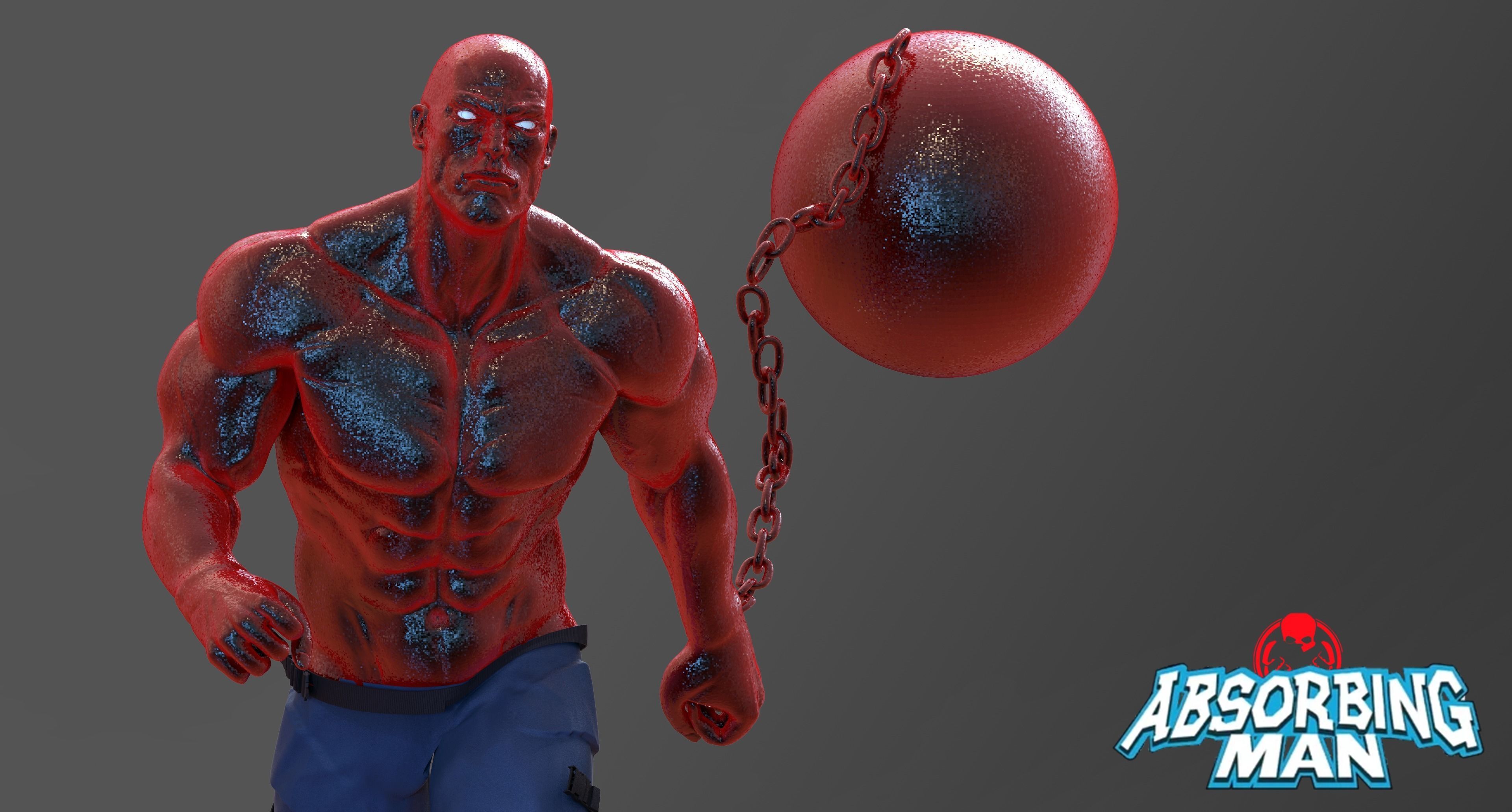 Absorbing man Marvel Super Villain 3d model free 3D model | CGTrader