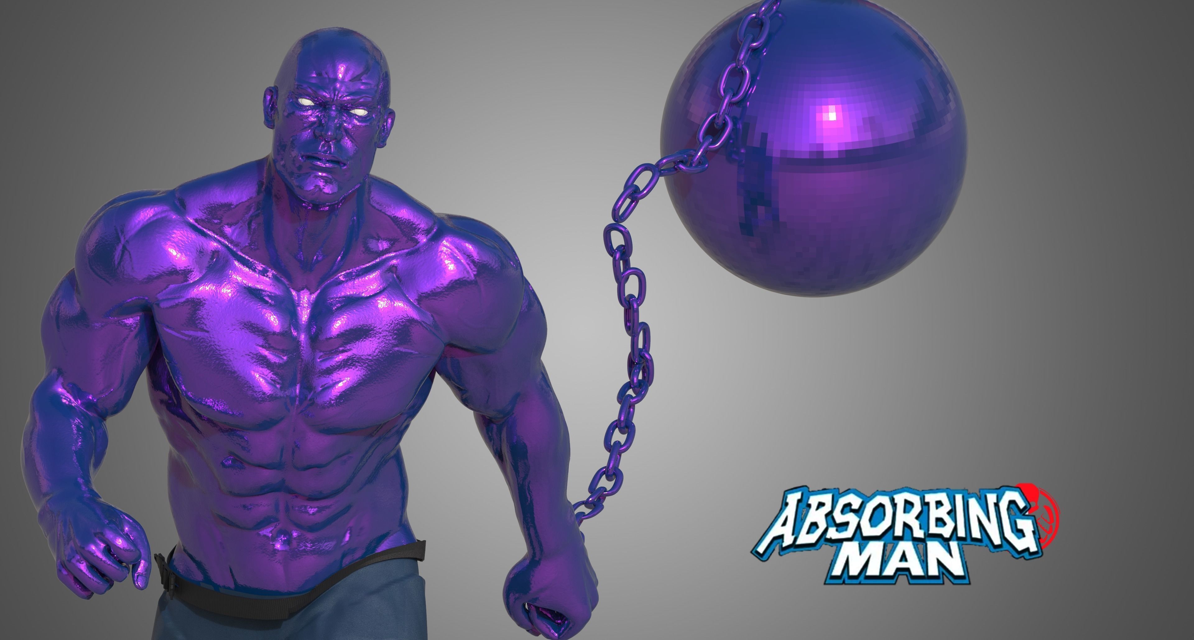 Absorbing man Marvel Super Villain 3d model free 3D model | CGTrader