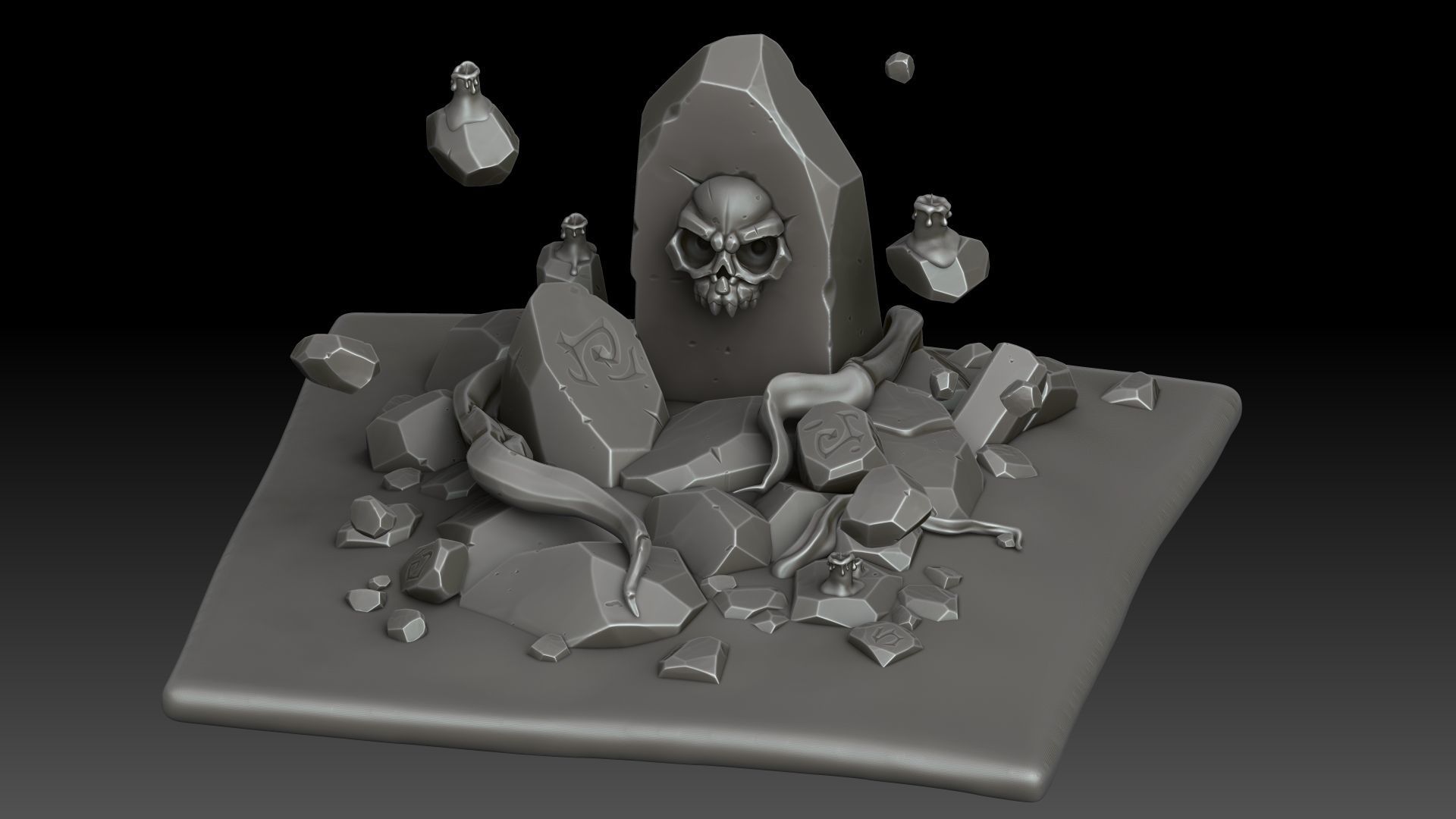 Stylized Totem 3D model | CGTrader