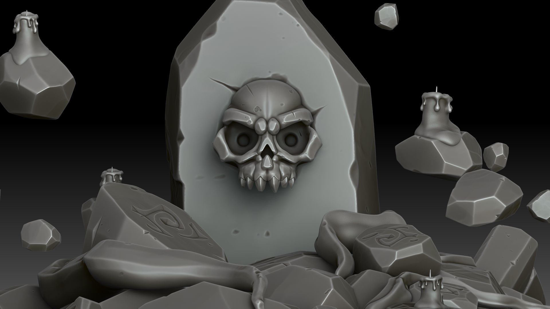 Stylized Totem 3D model | CGTrader