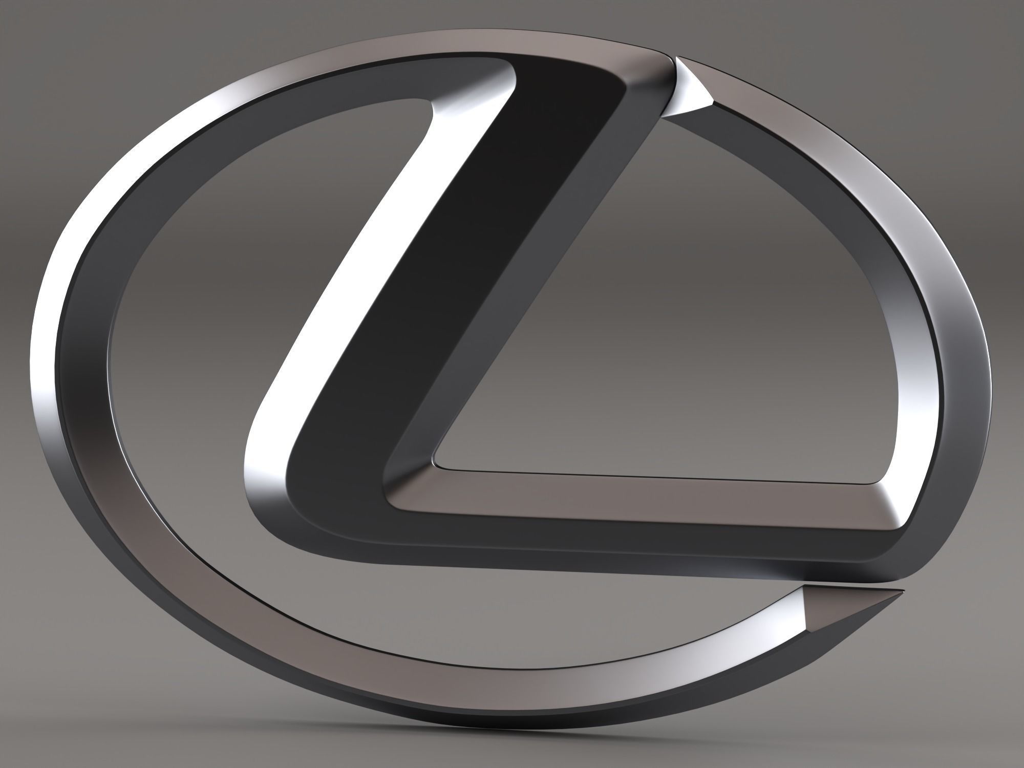 Lexus Logo 3D model | CGTrader