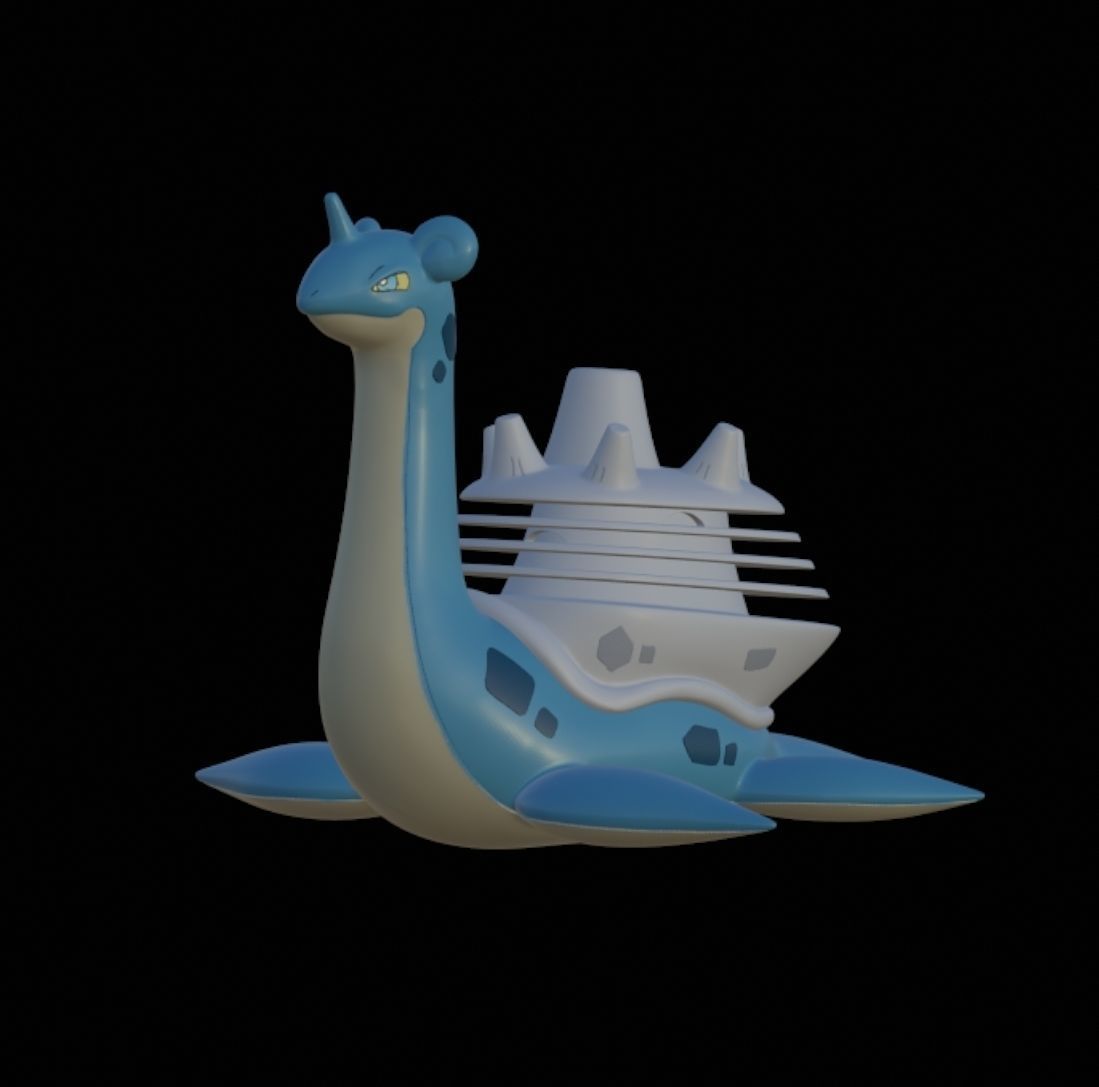 GIGANTAMAX LAPRAS POKEMON 3D model 3D printable | CGTrader