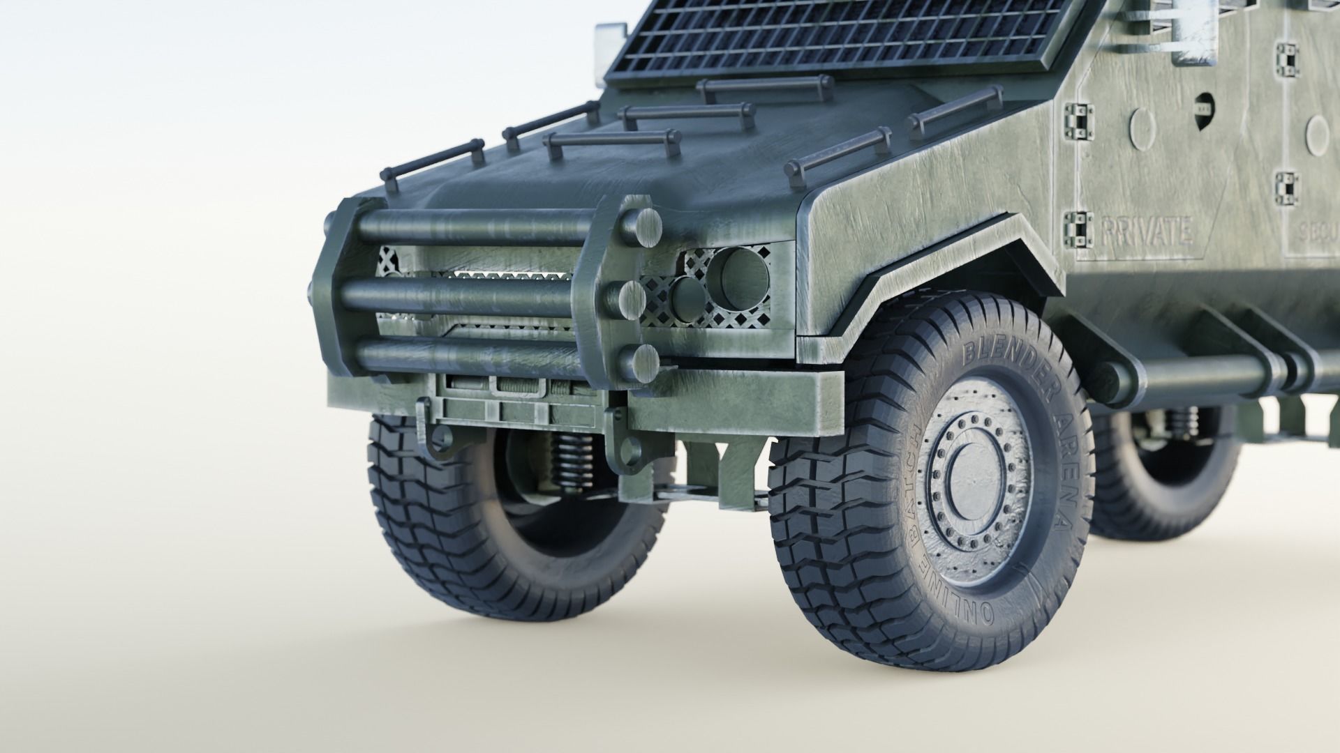 Military Defence Car Project 3d Model with PBR texture free 3D model ...