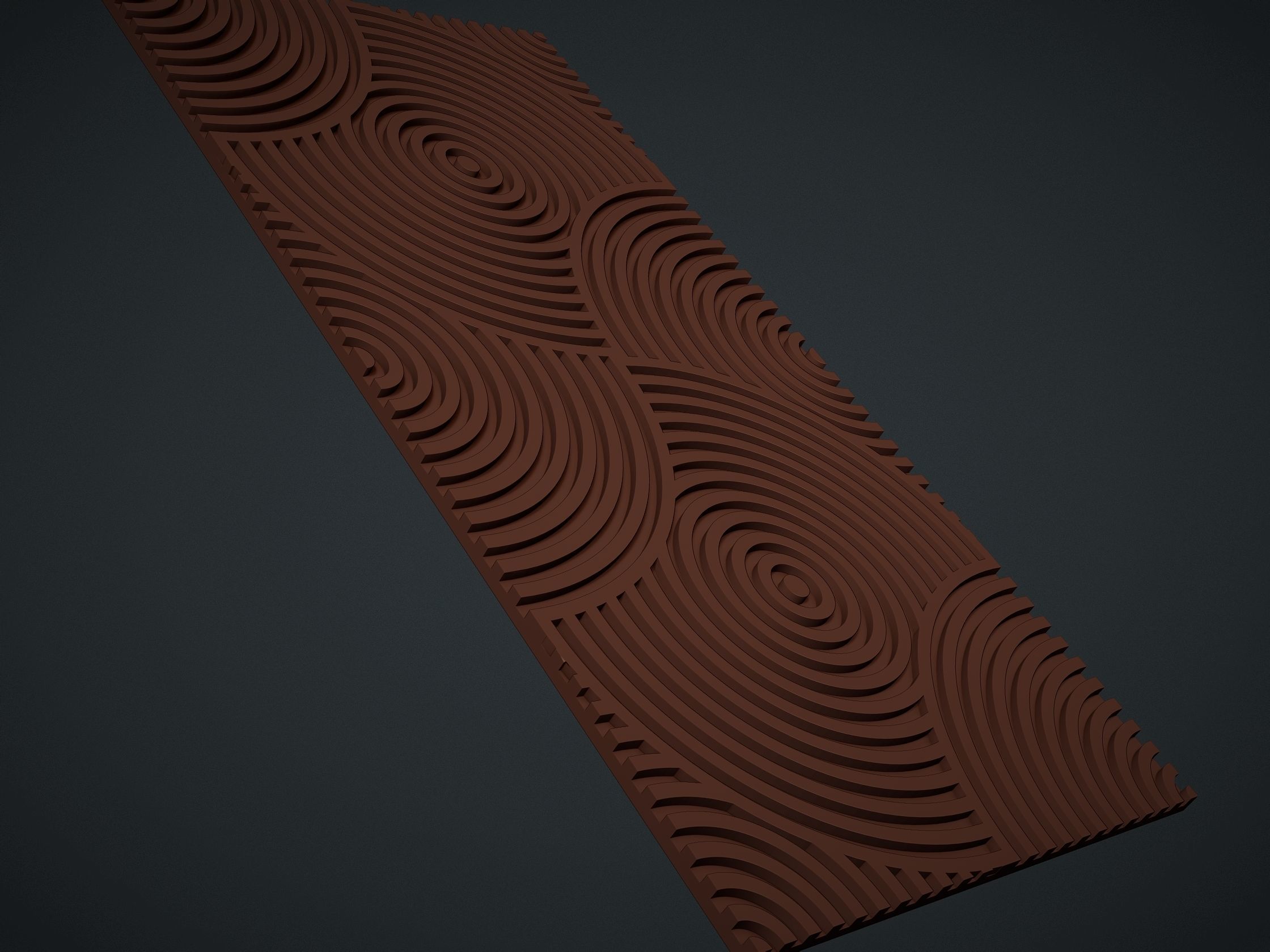 Seamless geometric pattern wall panel 3D model 3D printable | CGTrader