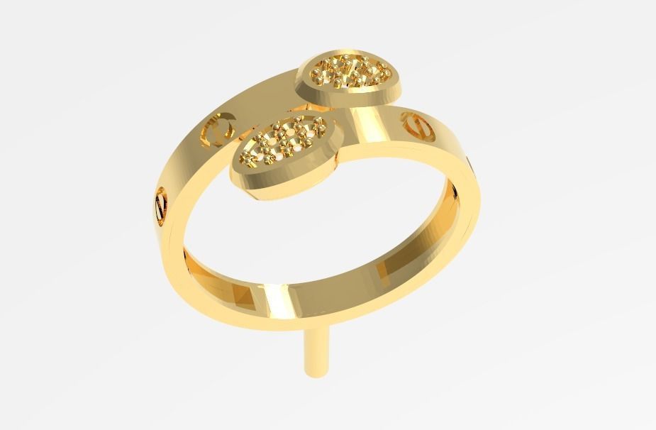 cartier full set ensemble jewelry 3D model 3D printable | CGTrader