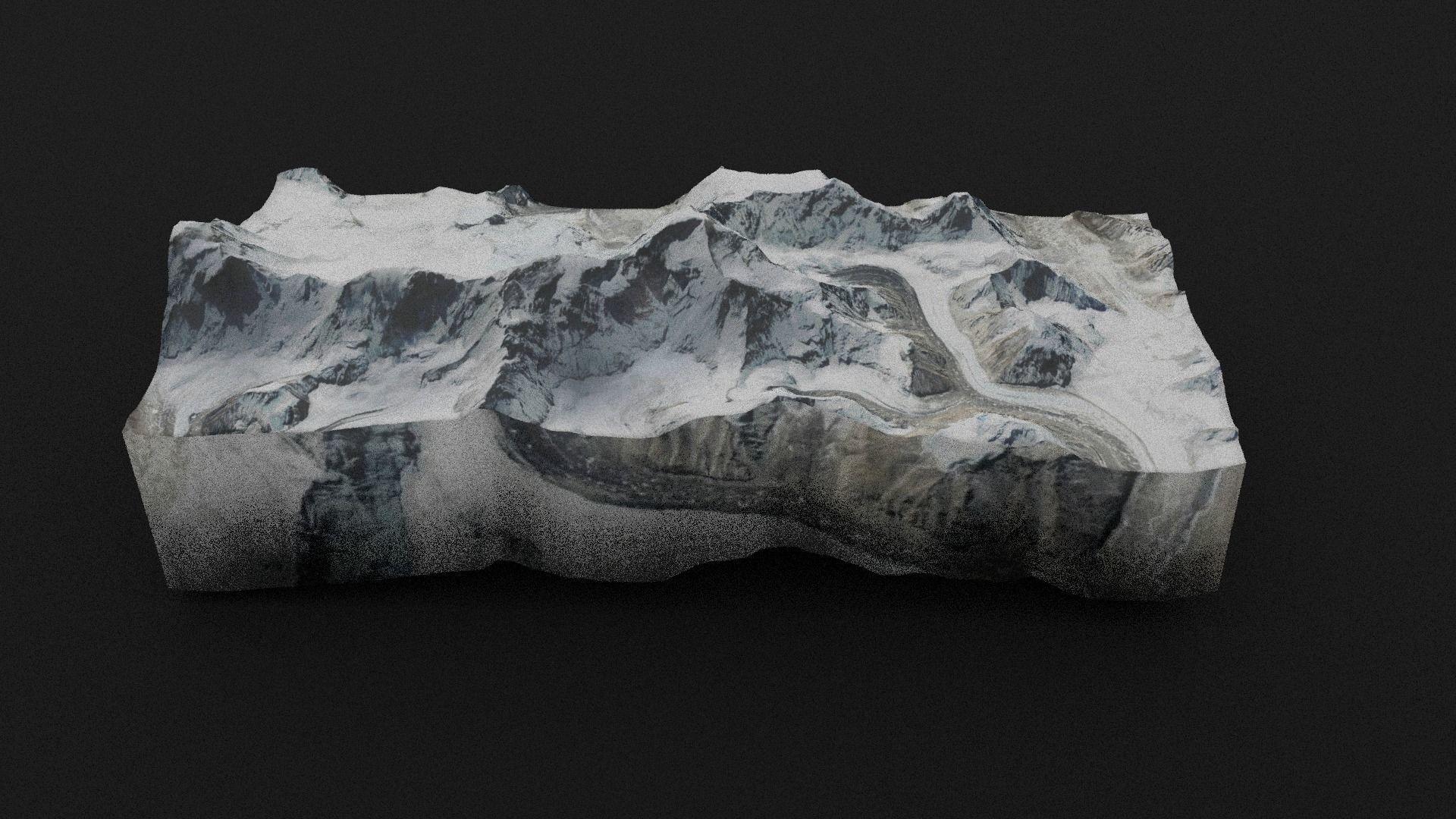 3D model Cho Oyu VR / AR / low-poly | CGTrader