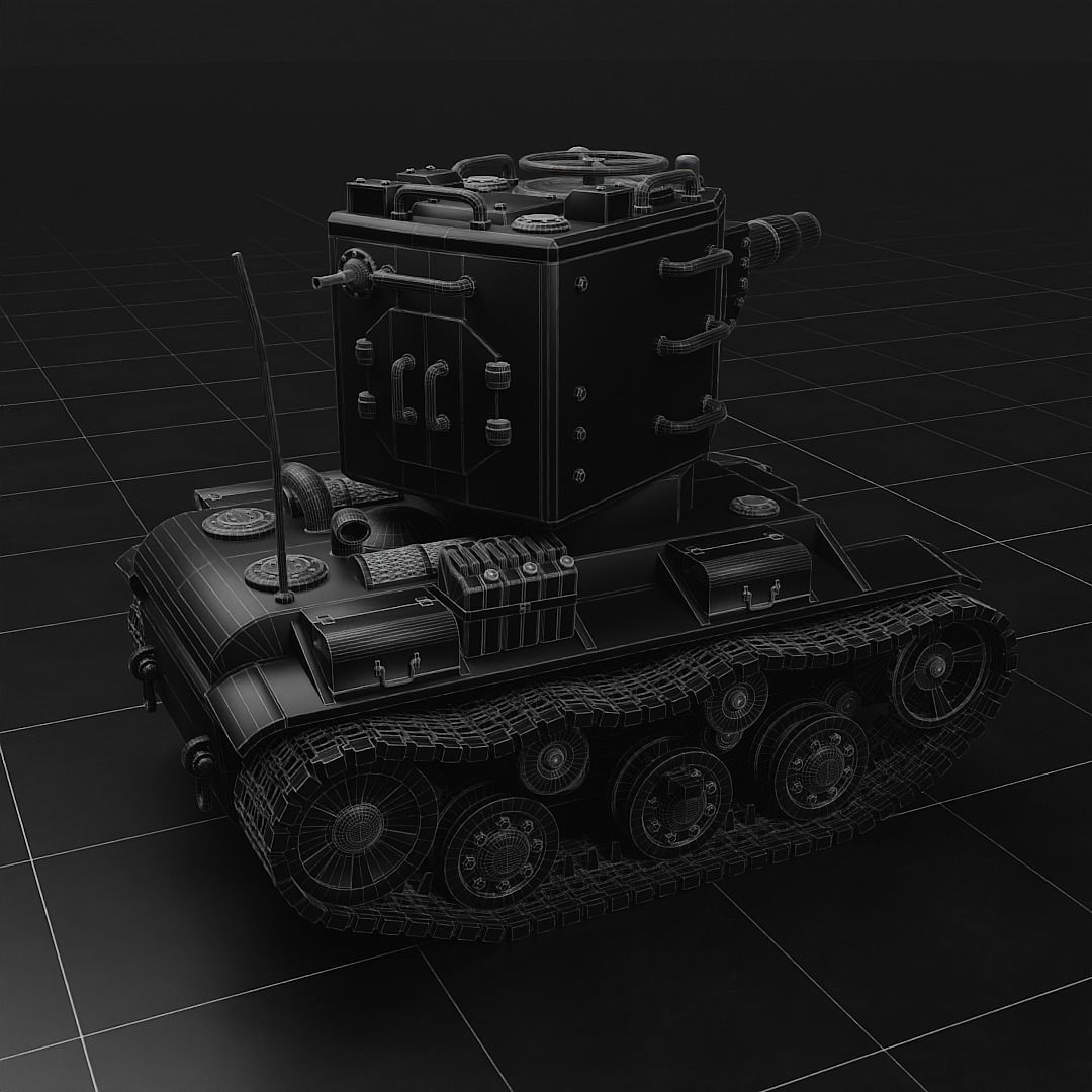 KV 2 - USSR Heavy Tank 3D model | CGTrader