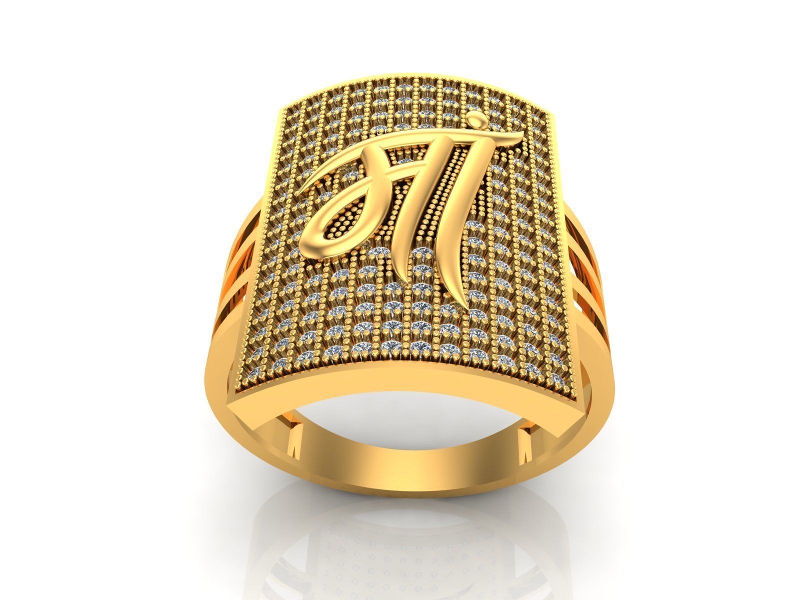 0136 - MAA GENTS RING 3D model 3D printable | CGTrader