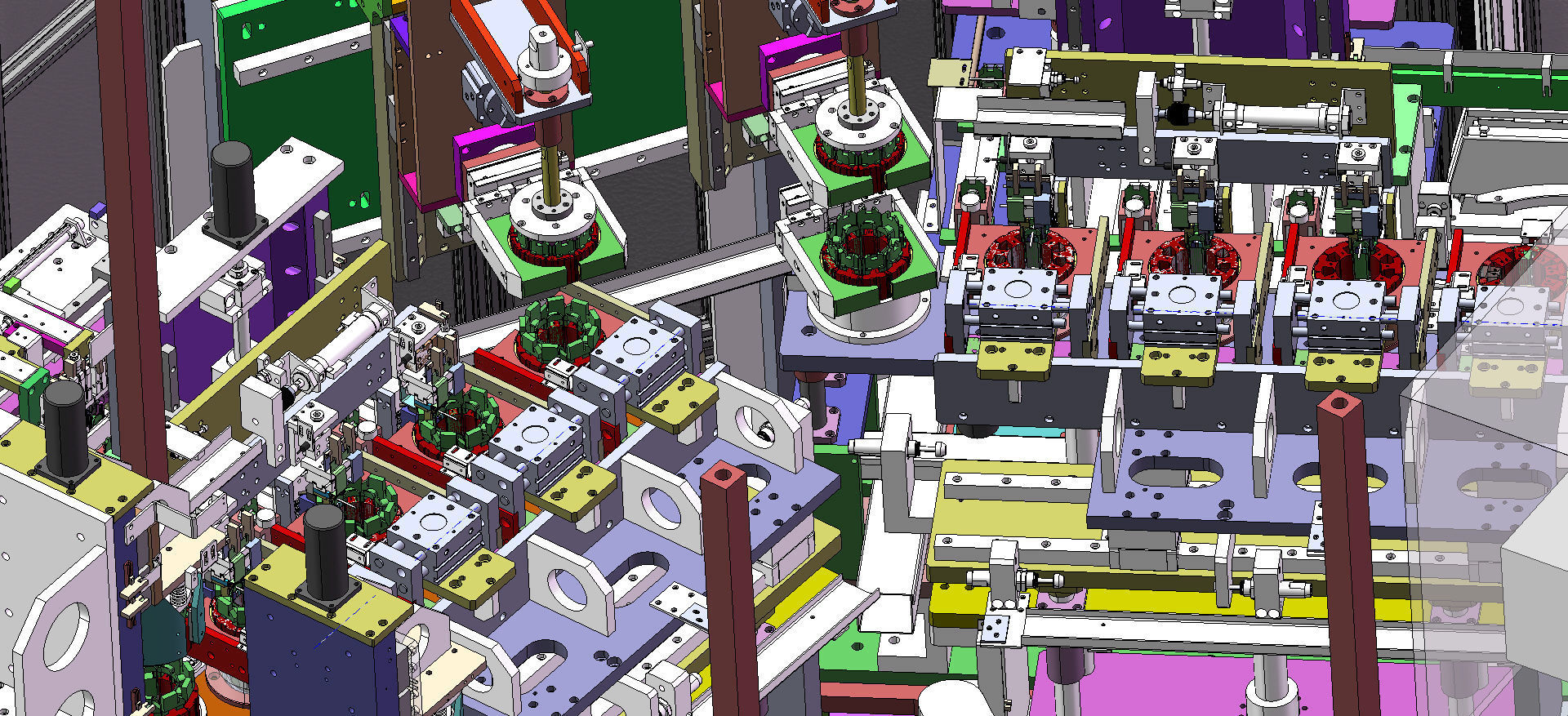 industrial 3D model Motor stator assembly machine 3D model | CGTrader