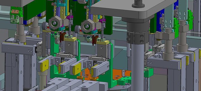 industrial 3D model High precision chip card assembly machine 3D model ...